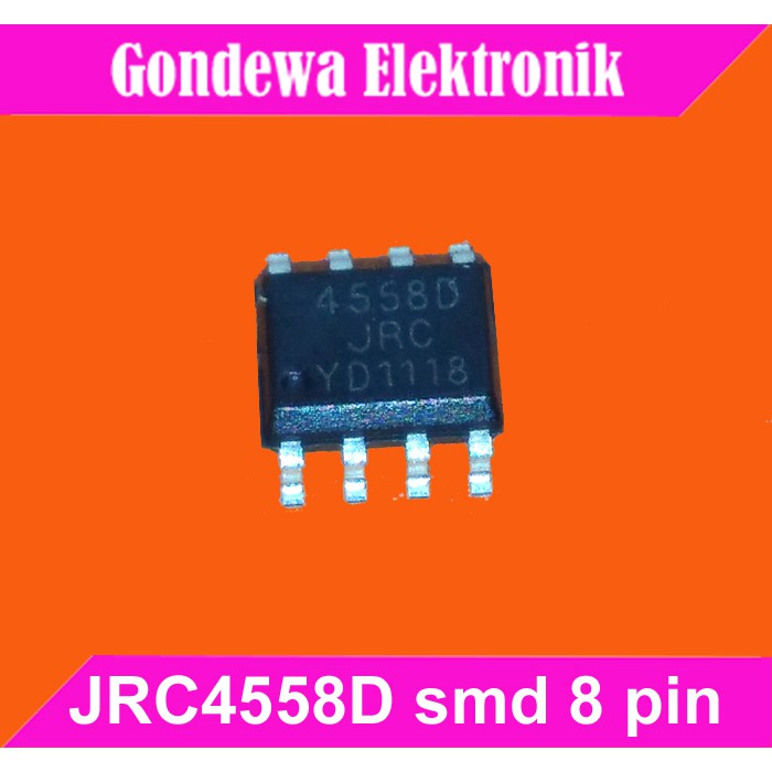 Jual JRC4558D JRC4558 4558D smd 8 pin Operational Amplifier | Shopee Indonesia