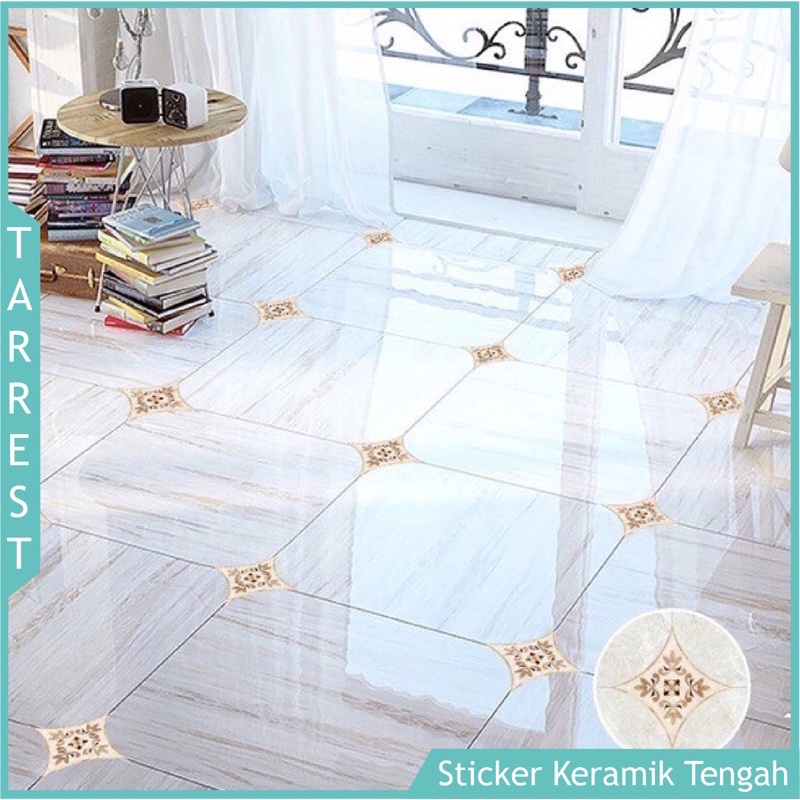 Jual Stiker Lantai Tengah Garis Lantai untuk Lantai terlihat Elegan ...