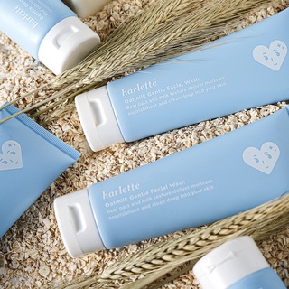 Jual Harlette Oatmilk Gentle Facial Wash | Sensitive, Dry, Combination ...