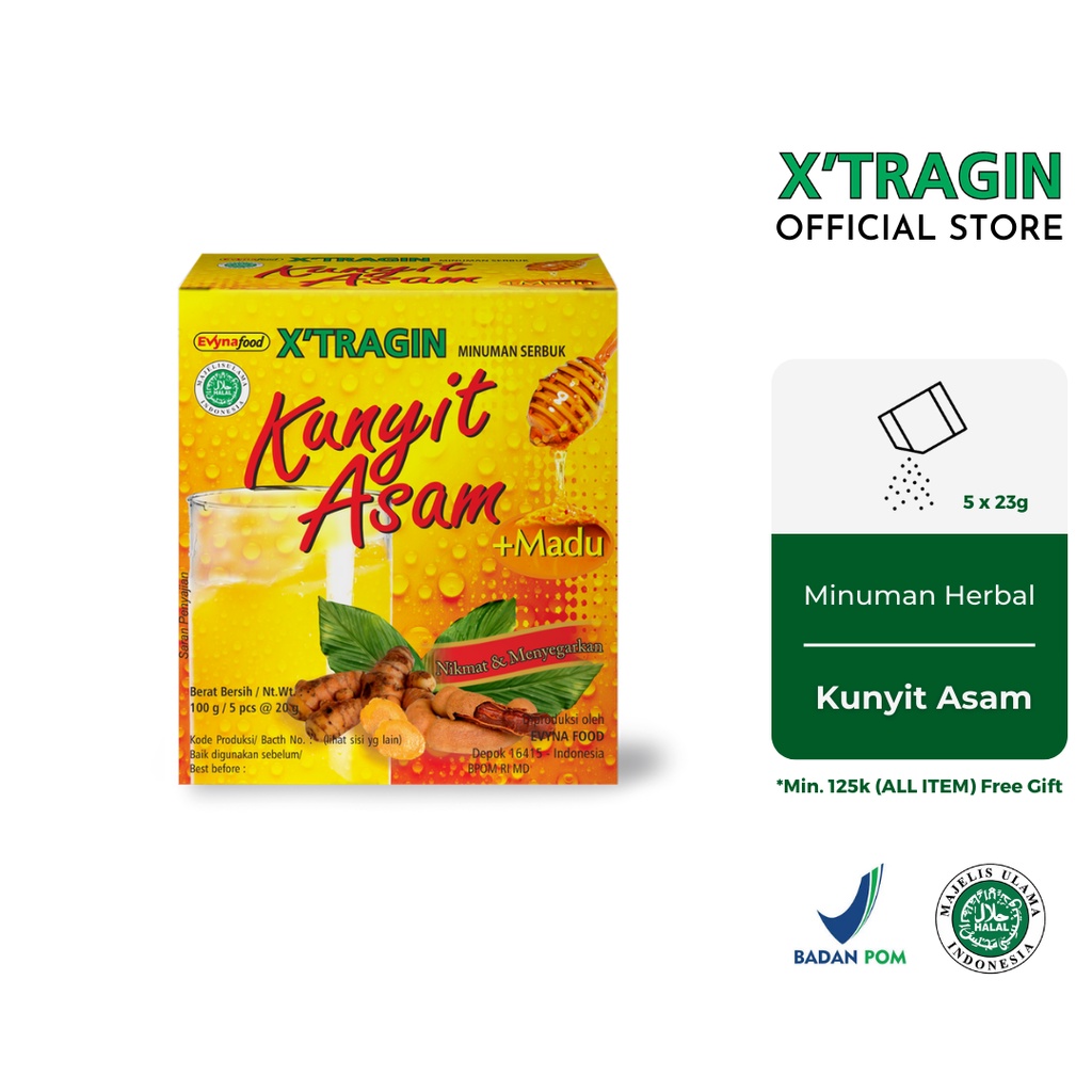 Jual X'TRAGIN Es Kunyit Asam Minuman Bubuk | Shopee Indonesia