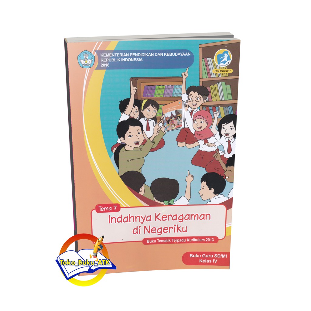 Jual Buku Guru Tematik Kelas 4 Tema 7 Indahnya Keragaman Di Negeriku