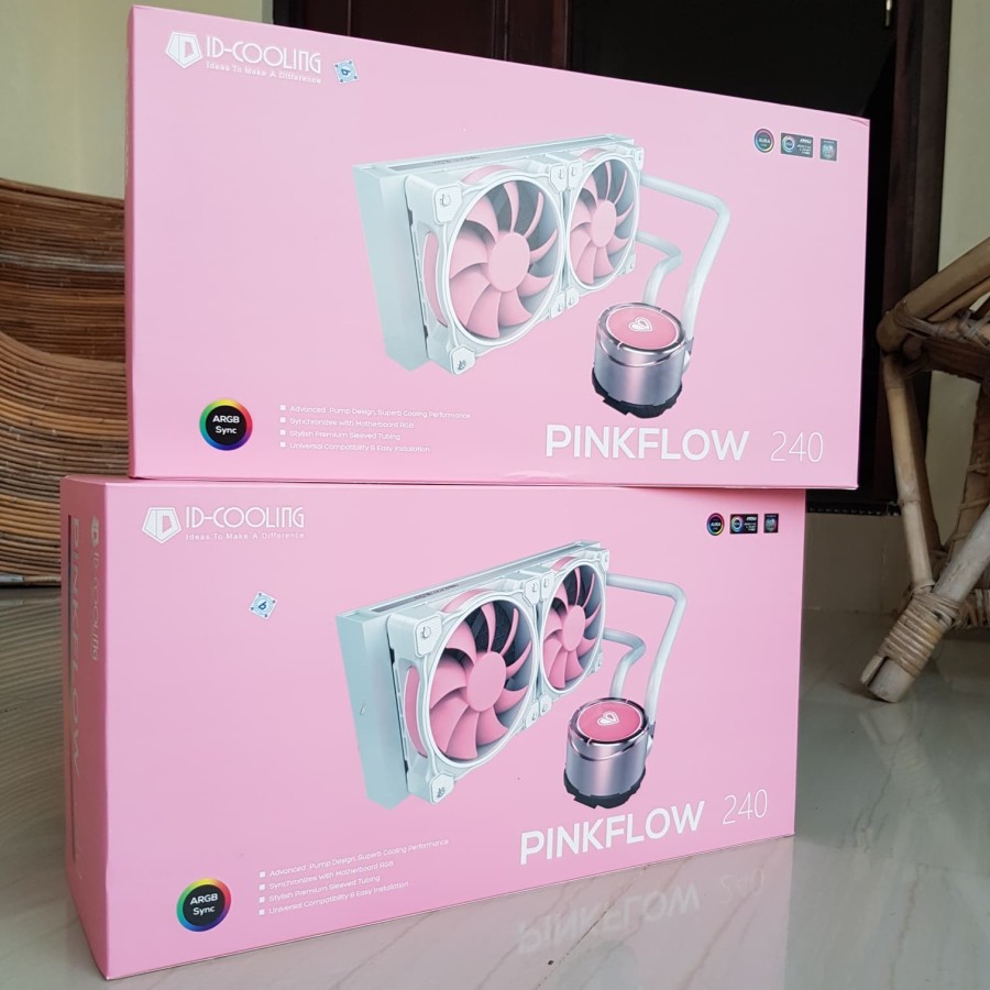 Jual ID-Cooling PinkFlow 240 RGB AIO CPU Water Cooling | Shopee Indonesia