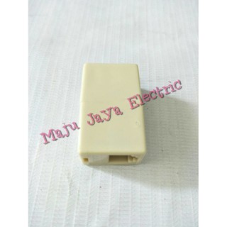 Jual Socket Sambungan Kabel Telepon Telpon RJ11 Barel Telefon RJ-11 ...