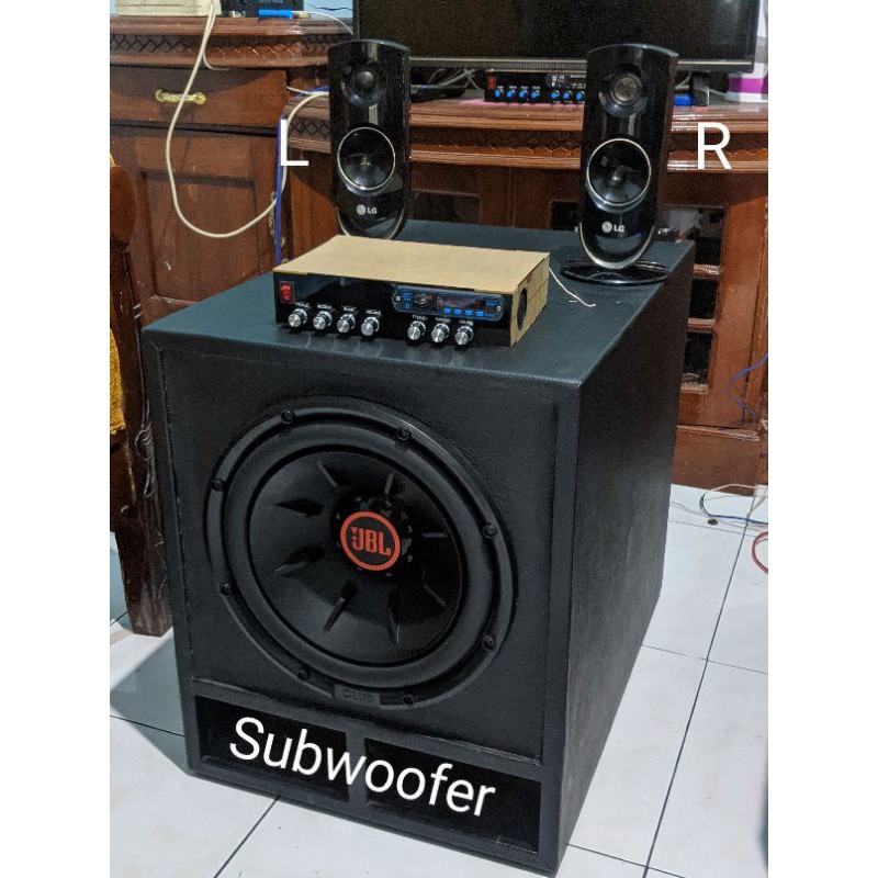 Jual Amplifier Satelit 2.1 super horeg Daya Listrik | Shopee Indonesia