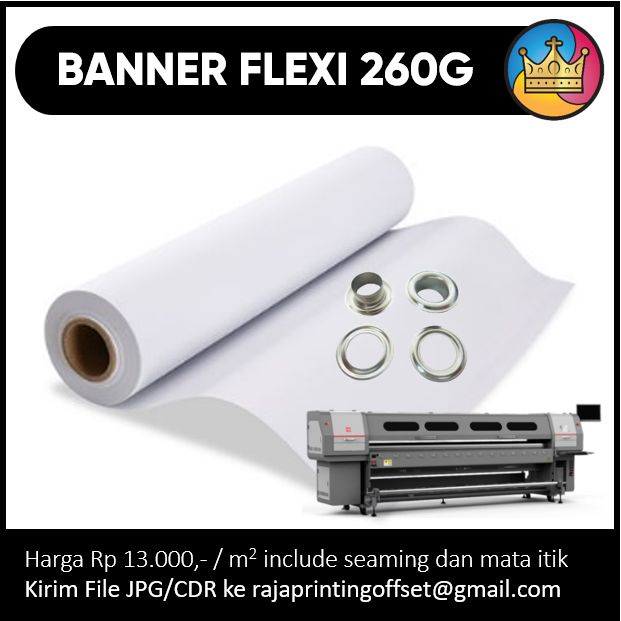 Jual PRINT SPANDUK Cetak Banner Flexi 260 Gram Meteran Keren | Shopee ...