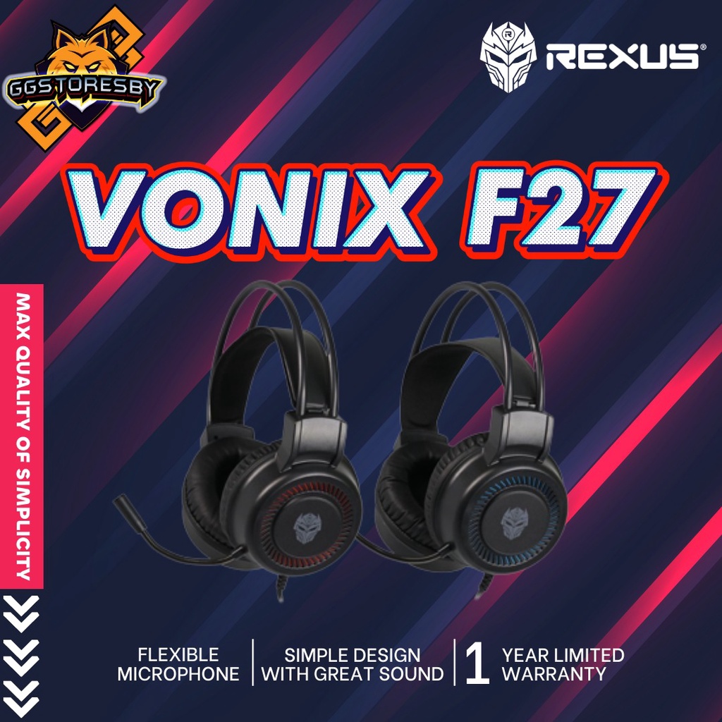 Jual REXUS VONIX F27 Gaming Headset | Shopee Indonesia
