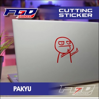 Jual Cutting Stiker PAKYU emoticon variasi Sticker motor mobil timbul ...