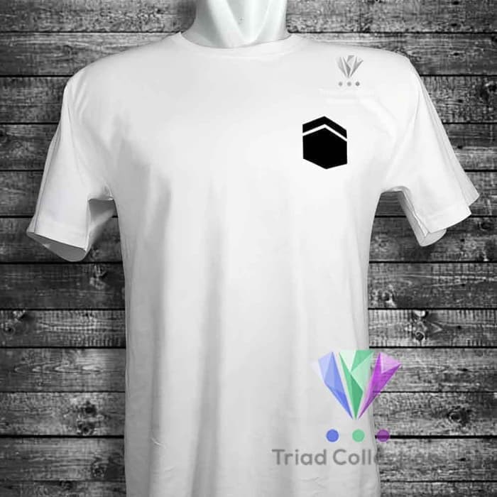 Jual Kaos Baju Obral Combed 30 Distro LOGO KECiL KABAH KA'BAH MAKKAH ...
