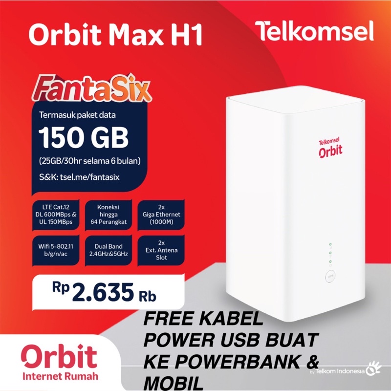 Jual Modem Orbit Max H1 Huawei B628 Telkomsel Modem Wifi Router 4G Free ... Jual Modem Orbit Max H1 Huawei B628 Telkomsel Modem Wifi Router 4G Free ...