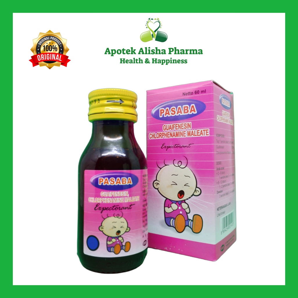Jual PASABA BABY COUGH EXPECTORANT 60ml - Obat Batuk Berdahak Anak dan ...