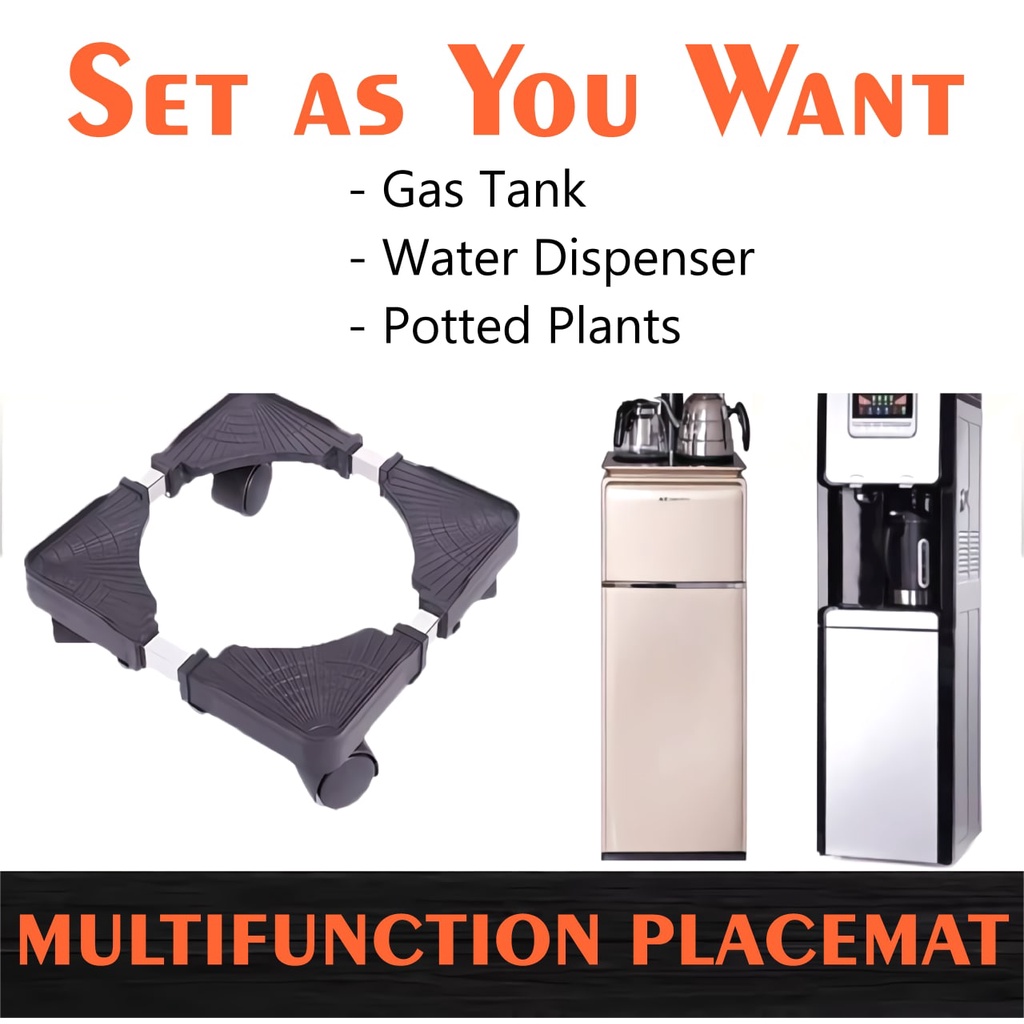 Jual Tatakan Alas rak tabung gas roda besi elpiji galon dispenser pot ...