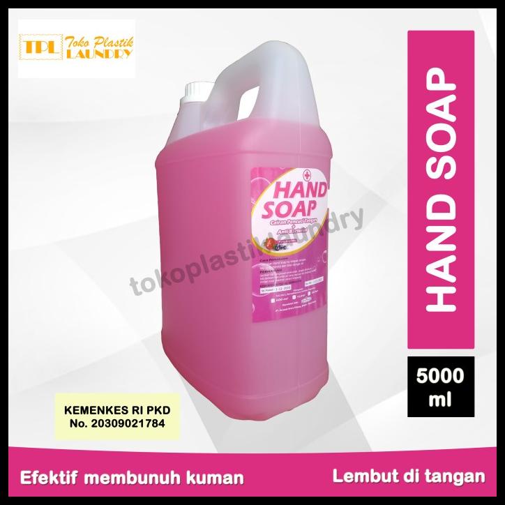 Jual Hand Wash Sabun Cuci Tangan Hand Soap 5 Liter - Khusus Gojek/Grab ...