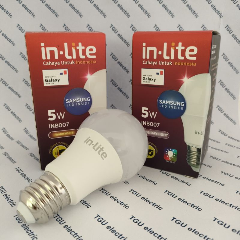 Jual Lampu Inlite Samsung LED inside 5 W 5 Watt putih dan kuning ...