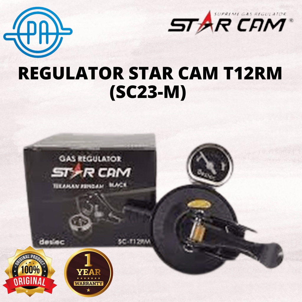 Jual REGULATOR DESTEC STAR CAM T12RM ( SC23-M ) WARNA HITAM | Shopee ...