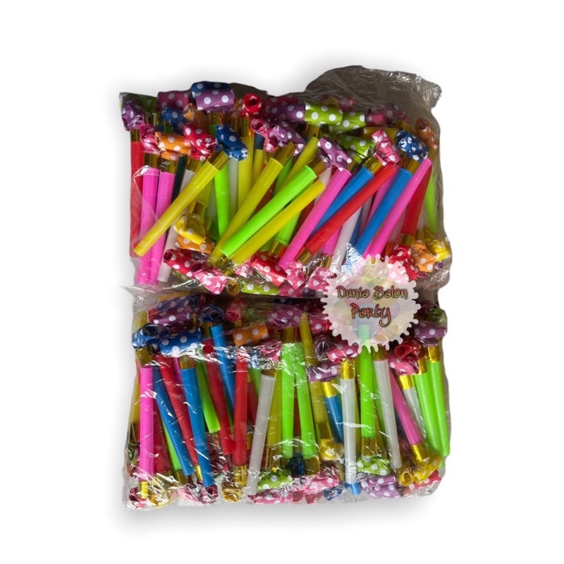 Jual Terompet Lidah Polkadot / Terompet Ulang Tahun Kertas Per Pack Isi ...