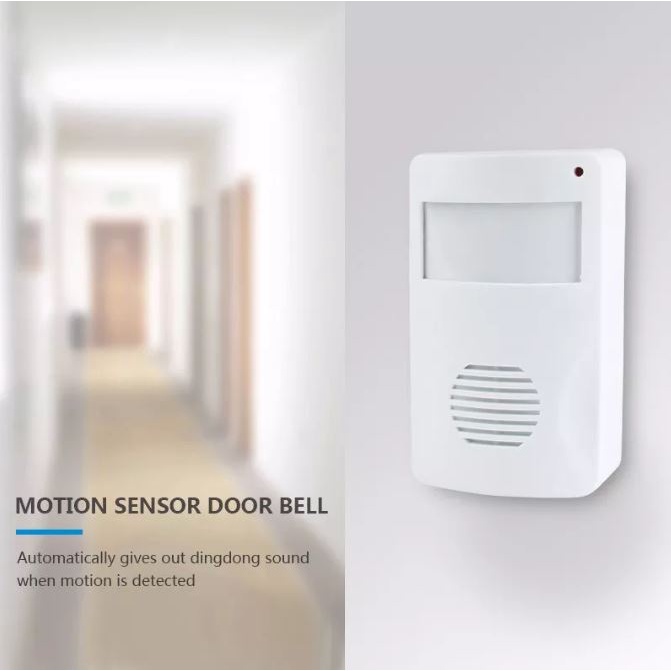 Jual Bel Pintu Sensor Gerak Suara Bunyi Kencang Gerakan Ruang Tamu ...