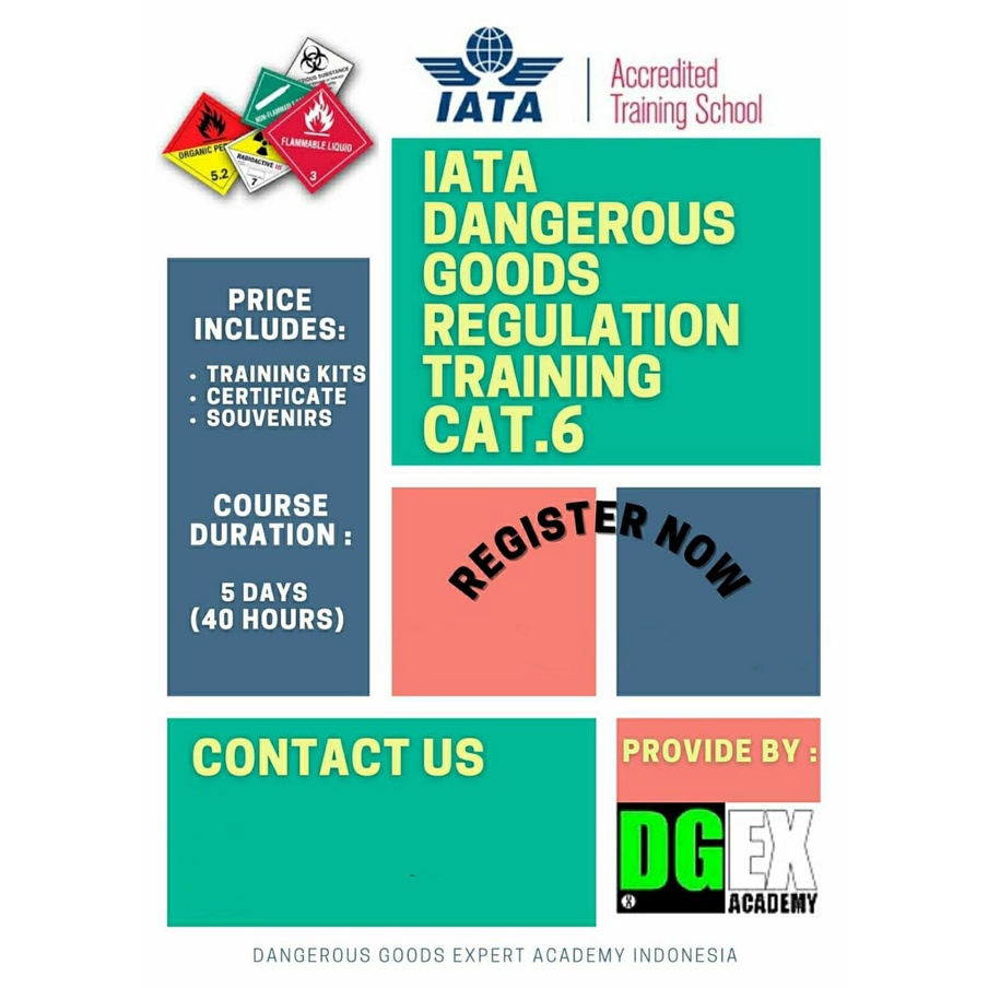 Jual Dangerous Goods Regulation Training by Air (IATA) and Sea (IMDG ...