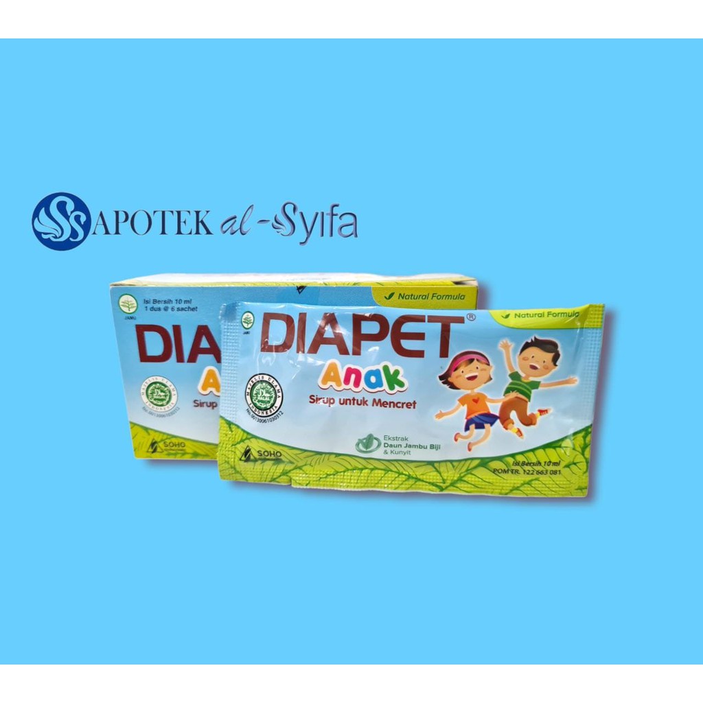 Jual Diapet Anak Sachet Sirup Obat Diare isi 10ml | Shopee Indonesia
