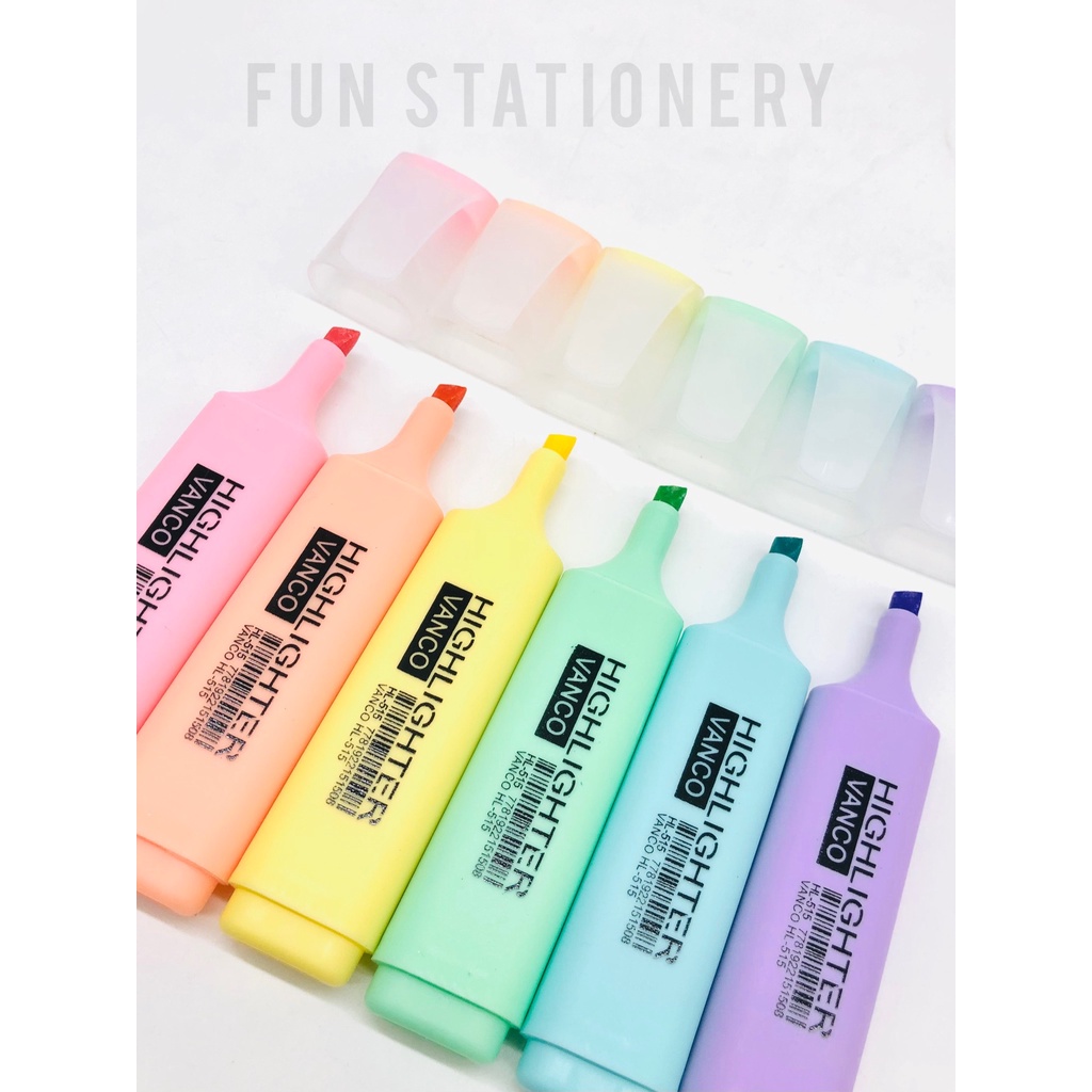 Jual (6 PCS) STABILLO HL-515 PASTEL VANCO / HIGHLIGHTER | Shopee Indonesia