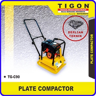 Jual Plate Compactor Stamper Kodok Tigon TG C90 + Mesin Diesel 5 HP ...