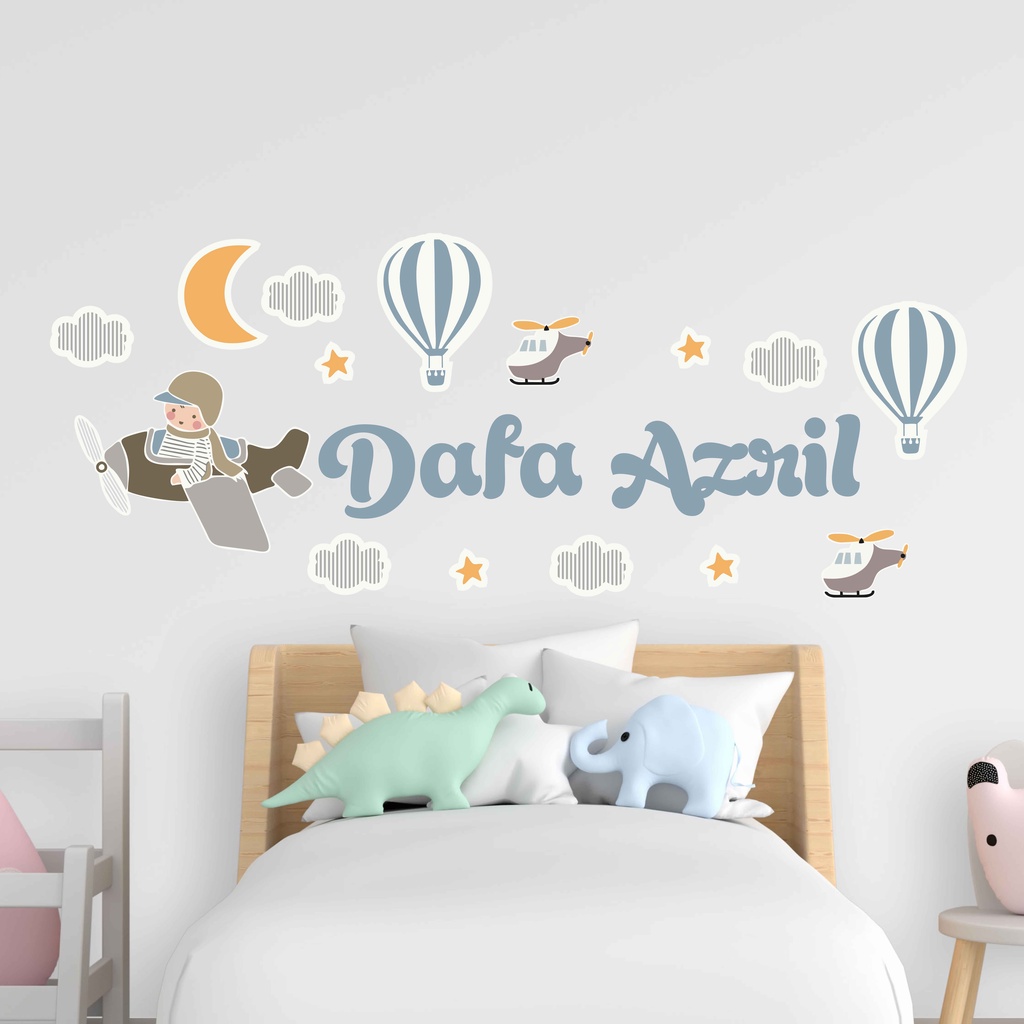 Jual [GALLERYFIVI] STIKER DINDING/WALL STICKER KAMAR TIDUR CUSTOM 100CM ...