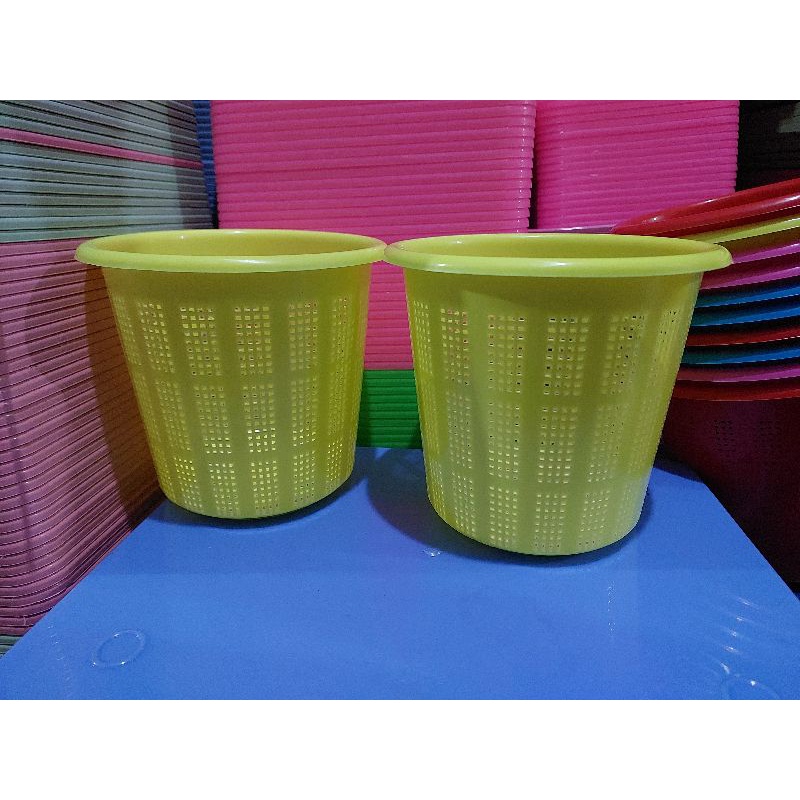 Jual Keranjang Bulat Kecil/Keranjang Mini Plastik Bulat Ori/Keranjang ...