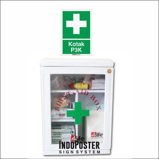 Jual Stiker Sign Kotak P3k First Aid Box Standar ISO 7010 | Shopee ...