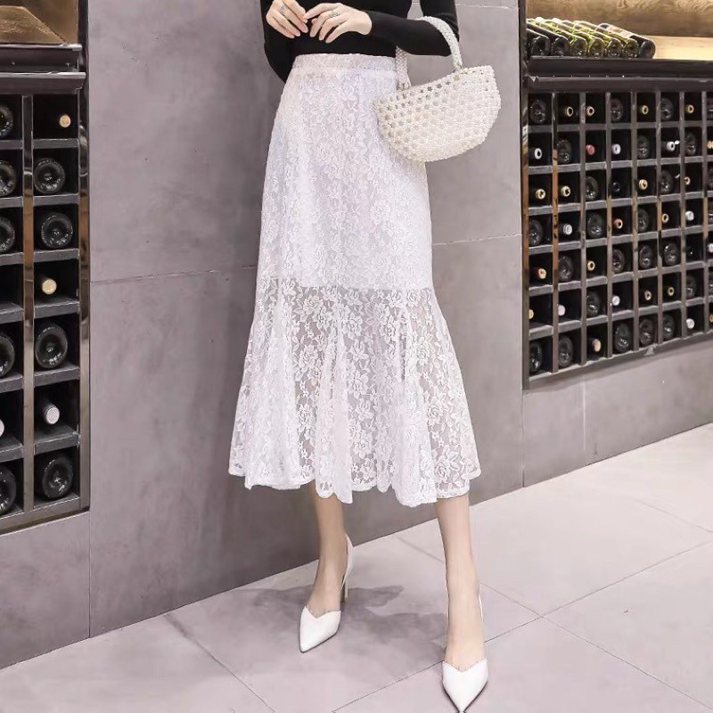 Jual rok brukat / brukat peplum / rok korea bahan brukat premium / rok ...