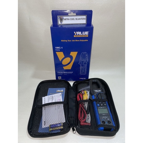 Jual VALUE Tang ampere VMC1 digital clamp meter alat ukur | Shopee ...