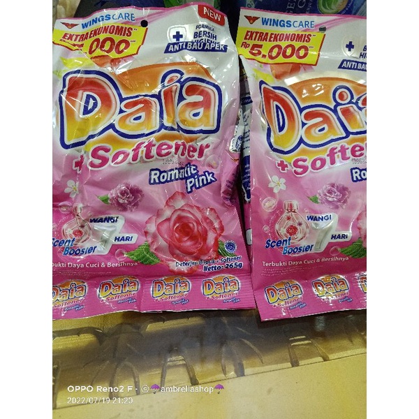 Jual DAIA 5000 / DAIA PLUS SOFTENER 265gr | Shopee Indonesia