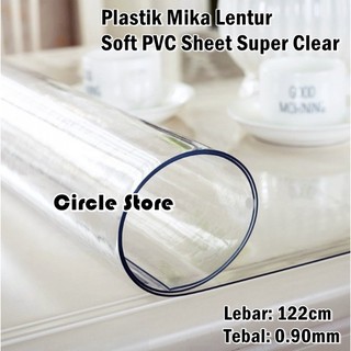Jual Plastik Mika Lentur PVC Super Transparan Clear Bening 122cm Tebal 0.90mm Indonesia|Shopee ...
