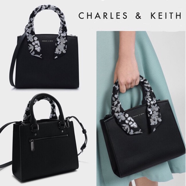Jual ORIGINAL !! Charles&k3ith metal scarf bag / tas CK c&k cnk syal ...