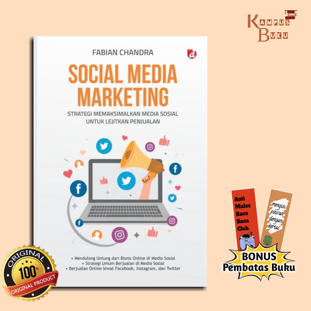 Jual Buku Social Media Marketing Strategi Memaksimalkan Media Sosial ...