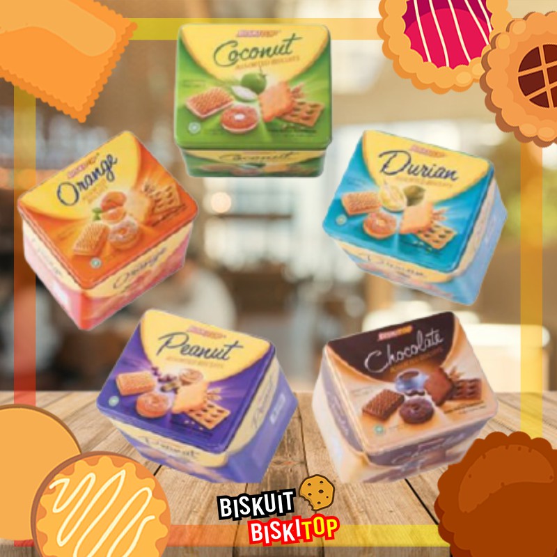 Jual B. BISKITOP - Sandwich Single Aneka Kaleng 400gr Murah Promo Cuci ...