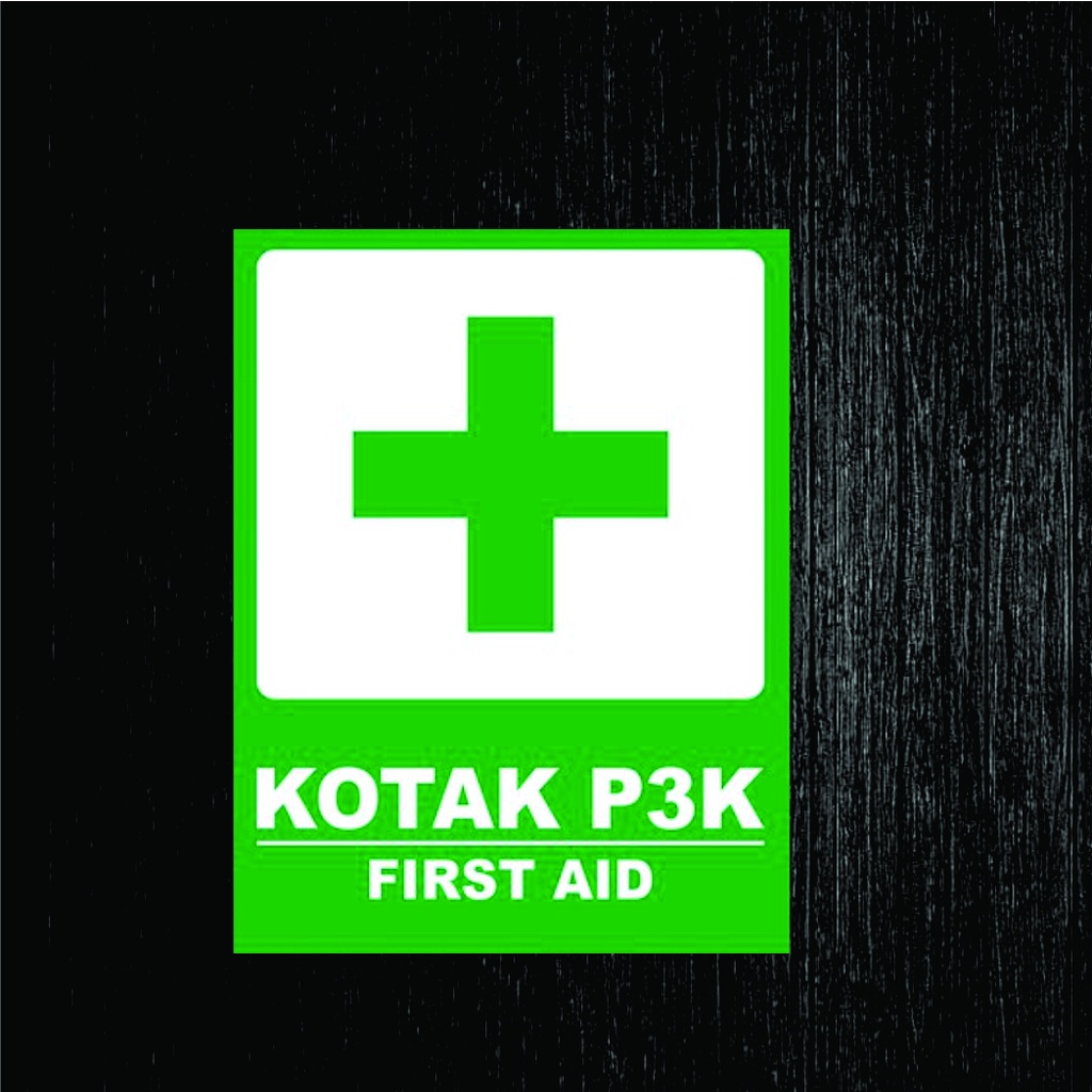Jual Stiker KOTAK P3K | STIKER FIRST AID BOX Waterproof | Shopee Indonesia