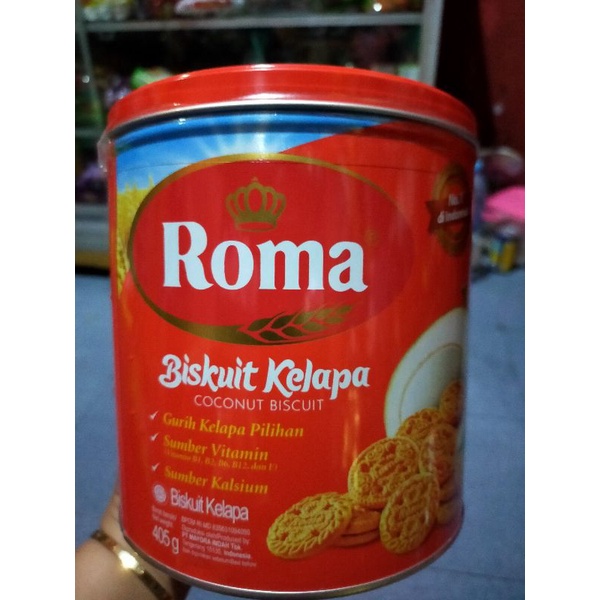 Jual Roma biskuit kelapa 345g kaleng | Shopee Indonesia