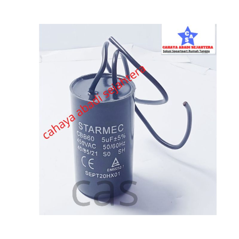 Jual capasitor 5uf 450v mesin cuci dll | Shopee Indonesia