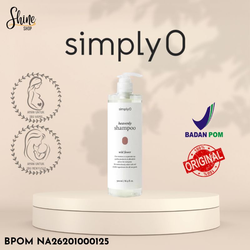 Jual SIMPLY O - Heavenly Shampoo 500ml - (Wild Flower) | Shopee Indonesia