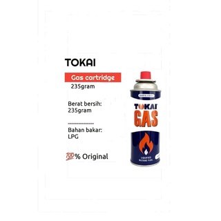 Jual Gas Portable TOKAI BUTANE FUEL CATRIDGE 235gr/tabung Asli ( Isi 5 ...