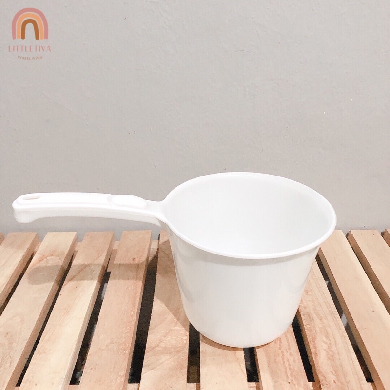 Jual gayung putih minimalis aesthetic Indonesia|Shopee Indonesia