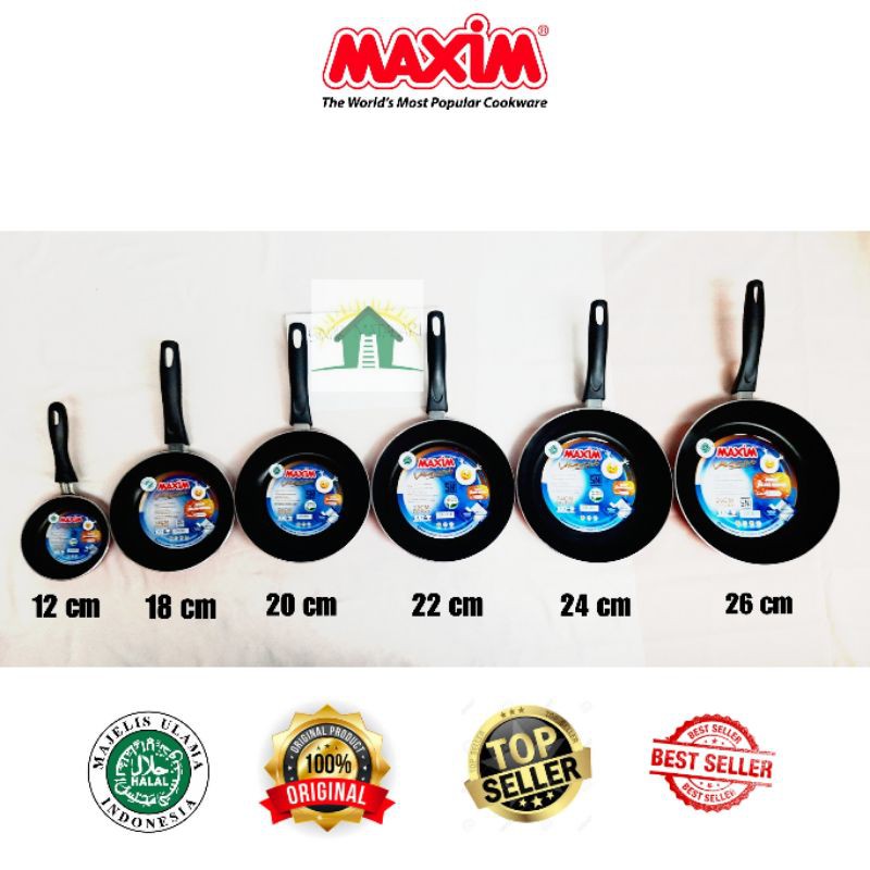 Jual Teflon Maxim 12, 18, 20, 22, 24, 26 cm (Garansi Kembali Jika ...