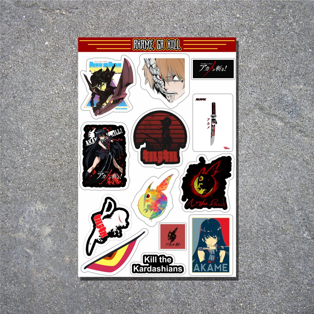 Jual Stiker Anime Akame Ga Kill / Sticker pack | Shopee Indonesia