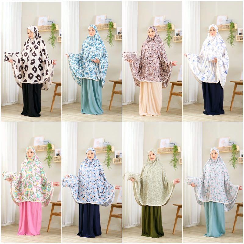 Jual Mukena Rayon Premium Jumbo / Mecca prayer set / alat solat ...