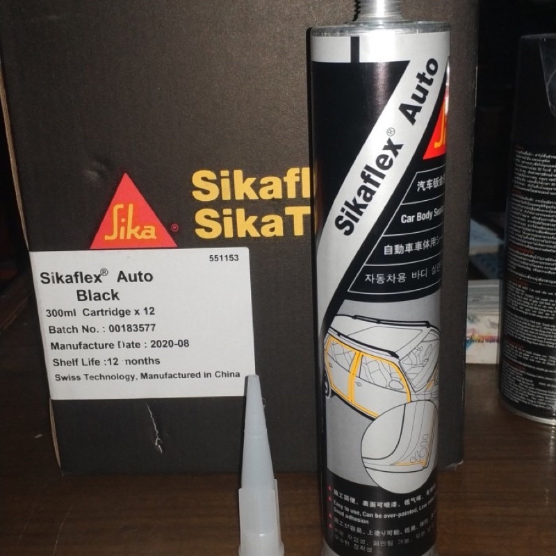 Jual Sikaflex Auto Sika Auto Black Sealant 300ml Indonesia|Shopee Indonesia