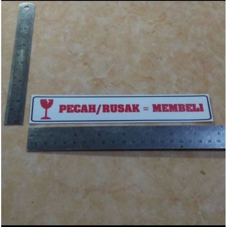 Jual STIKER STICKER DINDING TANDA PECAH BERARTI MEMBELI | Shopee Indonesia