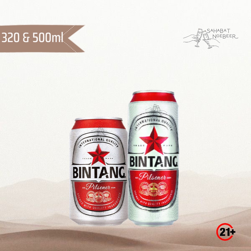 Jual Bintang Beer Can 320Ml & 500Ml | Shopee Indonesia