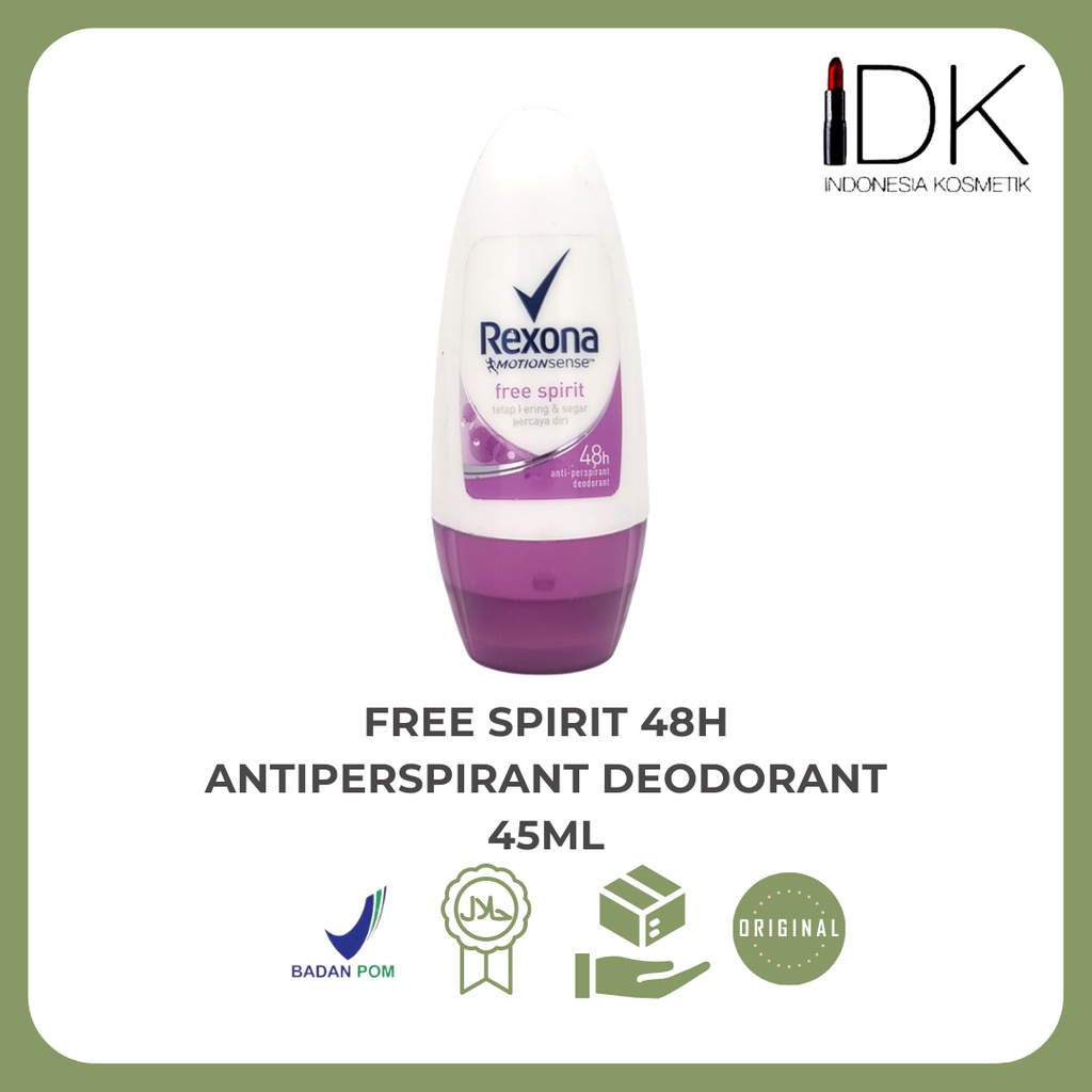 Jual Rexona Free Spirit 48H Antiperspirant Deodorant 45Ml | Shopee Indonesia