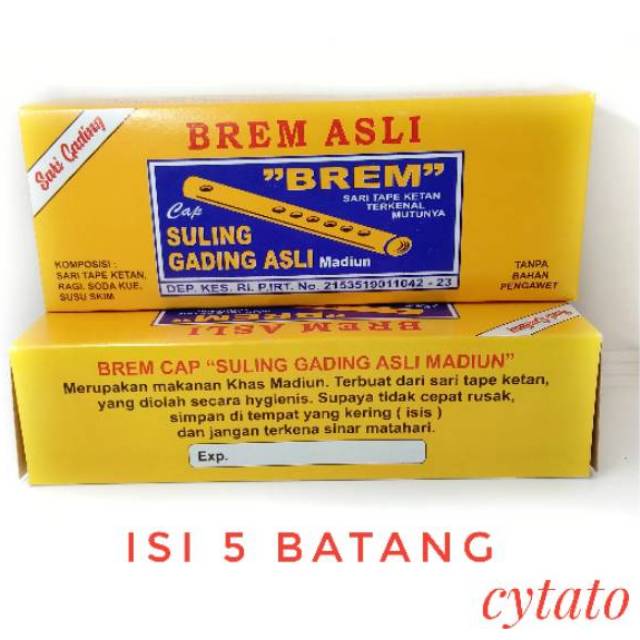[COD] Brem Suling Gading isi 5 Asli Madiun Kaliabu | Shopee Indonesia