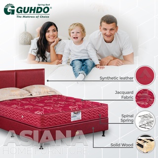 Jual Guhdo Spring Bed Kasur New Prima T25 FULL SET Divan Sandaran Atlantic 90x200 / 100x200 ...