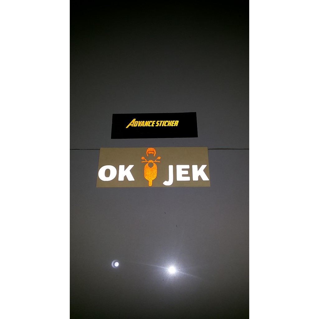 Jual (stiker) sticker motor OK JEK logo Indonesia|Shopee Indonesia